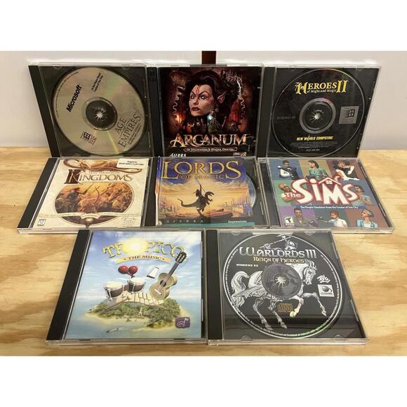 Video Games & Consoles | Vintage Lot Of 8 Pc Cdrom Games Windows Magic ...